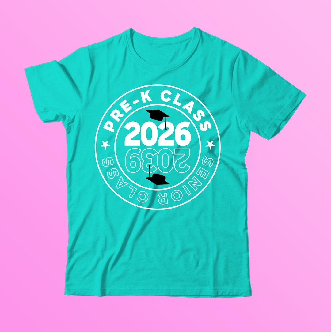 Pre-k Class 2026 | Senior Class 2039 | Class of 2039 Svg | PNG Dtf Eps ...