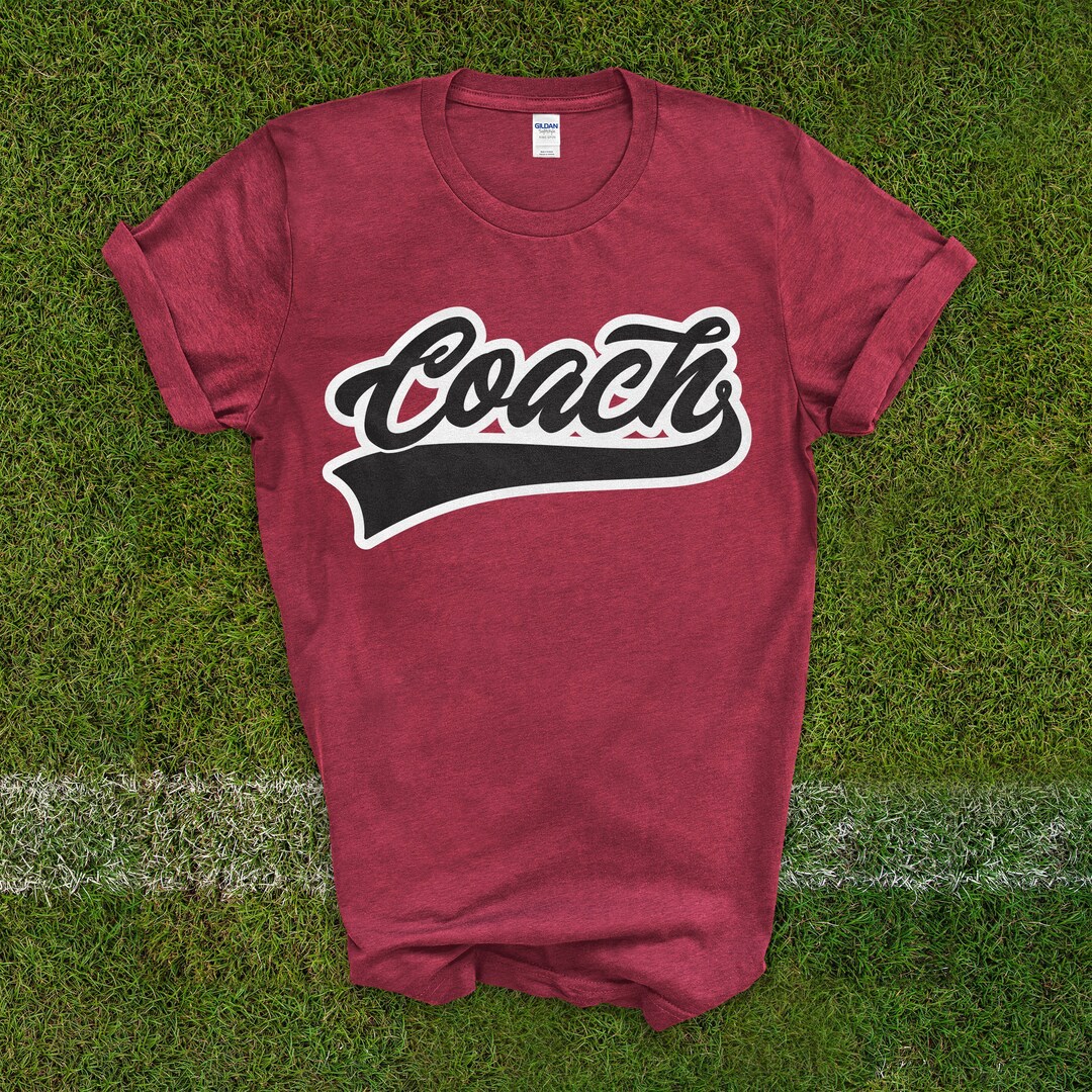 Coach SVG | Baseball Swoosh | Cricut Cut File | Sublimation Artwork ...