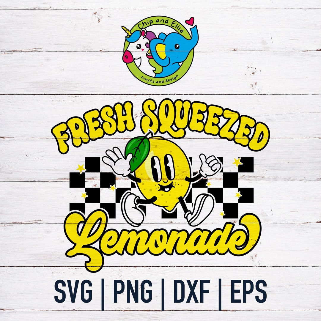 Fresh Squeezed Lemonade SVG | DTF Print File | Cricut Cut File ...