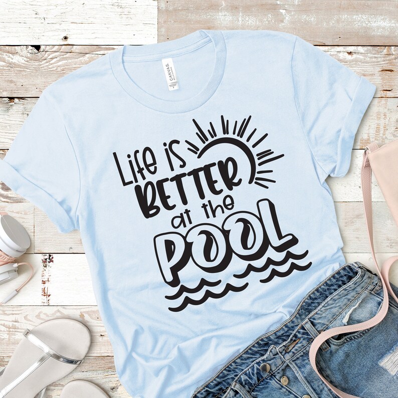 Life is Better at the Pool Pool Life Svg Circut Cut File | Etsy