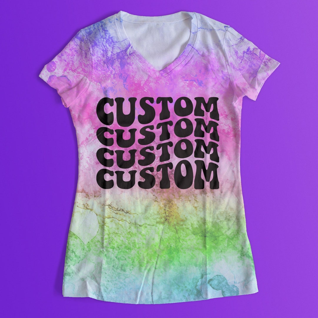 Custom Wavy Stacked Name SVG PNG DXF Eps Cricut Cut File Sublimation