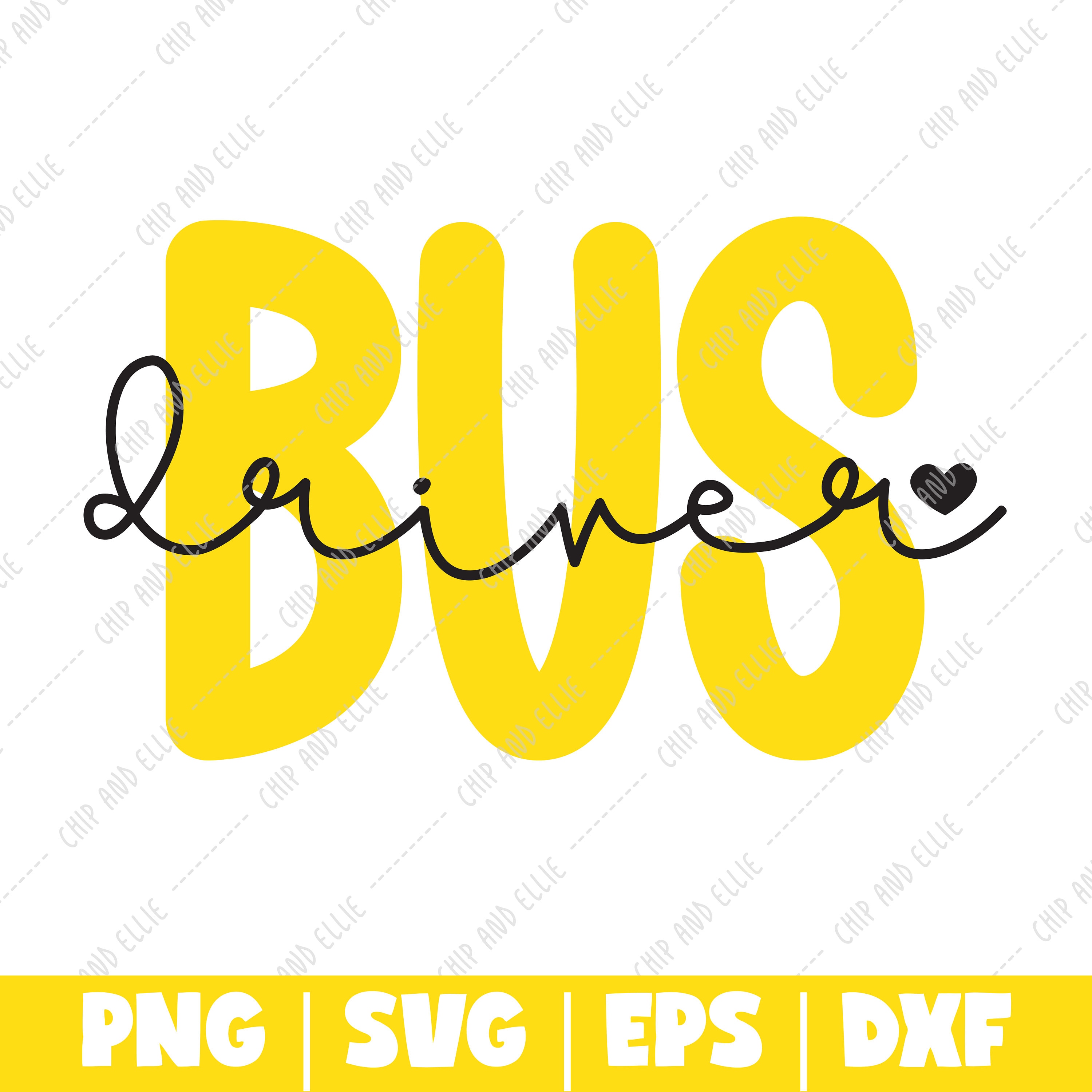 Bus Driver PNG DXF SVG Cut File Digital File T-shirt Art - Etsy