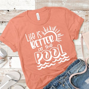 Life is Better at the Pool Pool Life Svg Cricut Cut File DXF Eps PNG ...