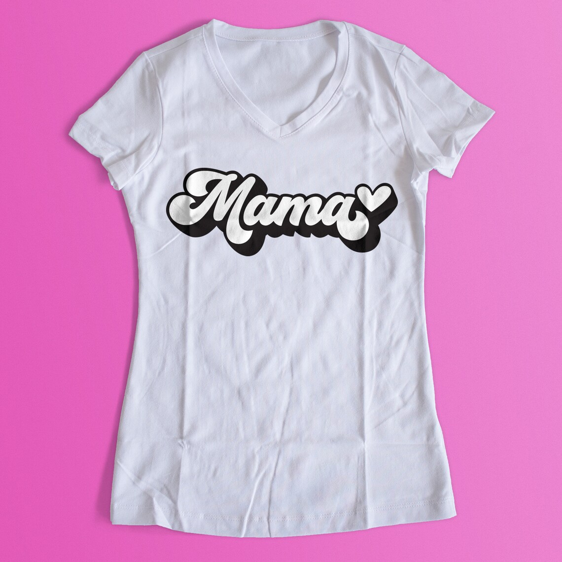 Mama Heart Script SVG Mama Svg Instant Download PNG DXF | Etsy