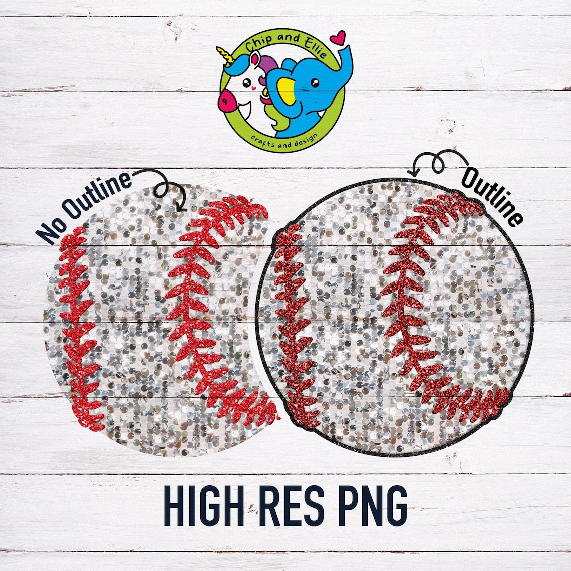 Faux Sequin Glitter Baseball PNG | Sparkle Baseball | T Ball | Ballpark ...