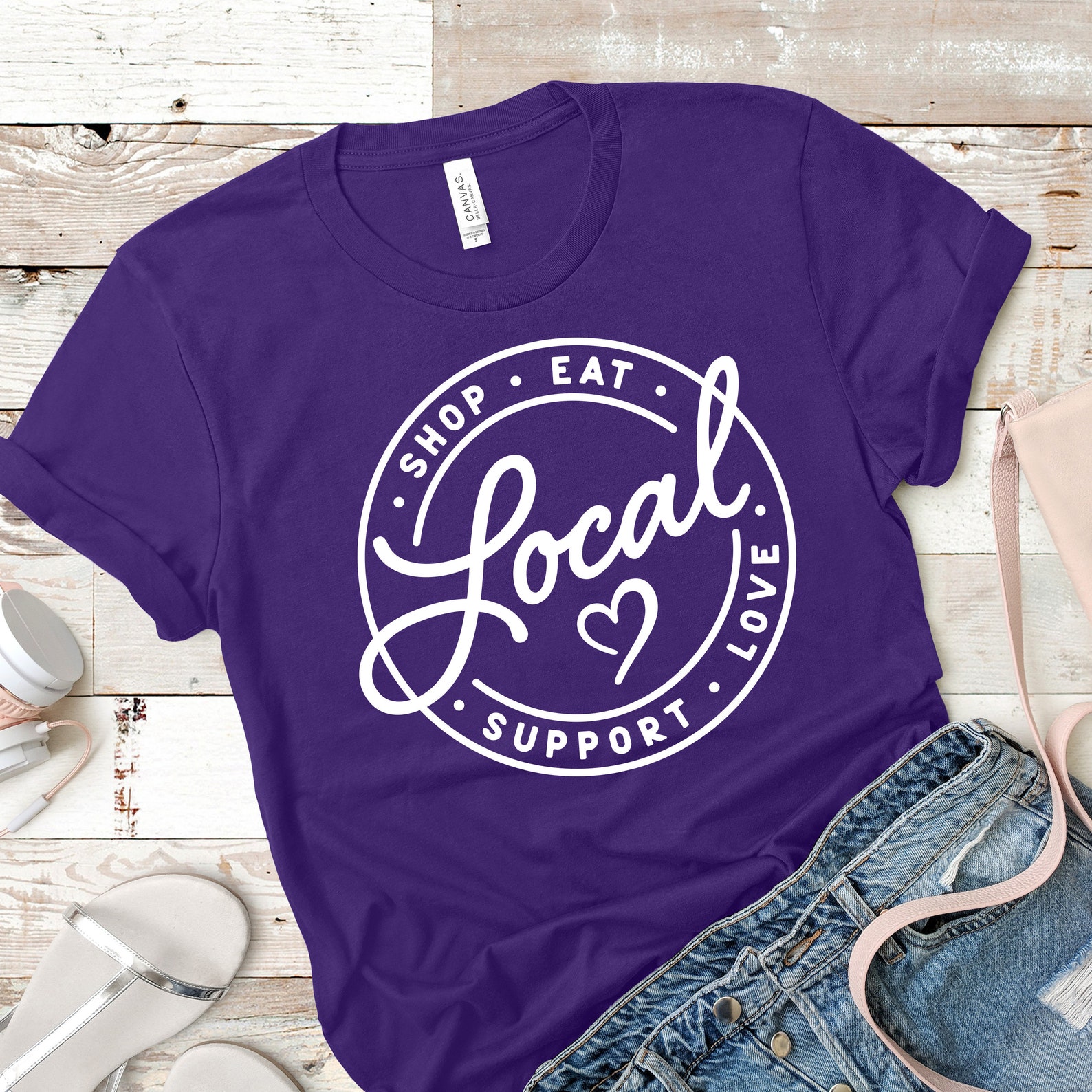 Shop Local SVG | Shop Small | Support Small Business | Love Local | Eat ...