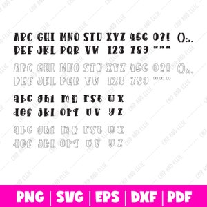 Bulletin Board Letters and Numbers Cut File Included Instant Download ...