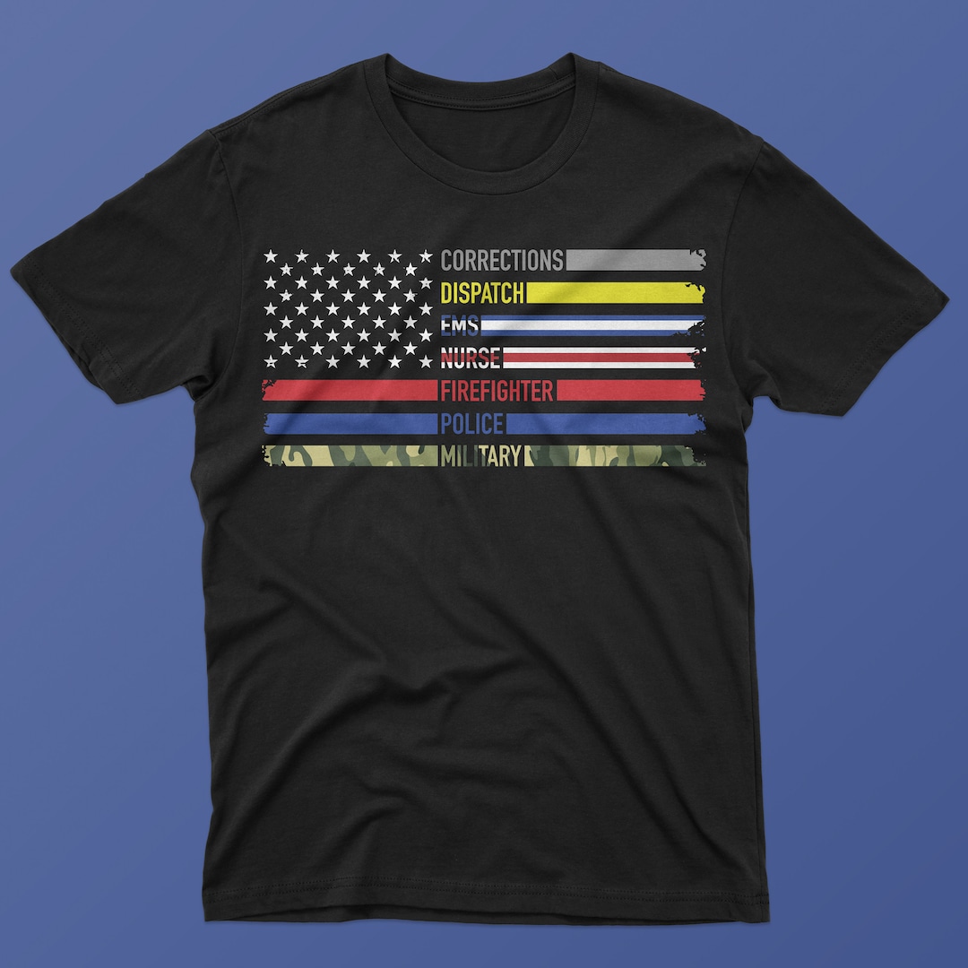 First Responder Svg | Police Ems Firefighter Nurse Military Corrections ...