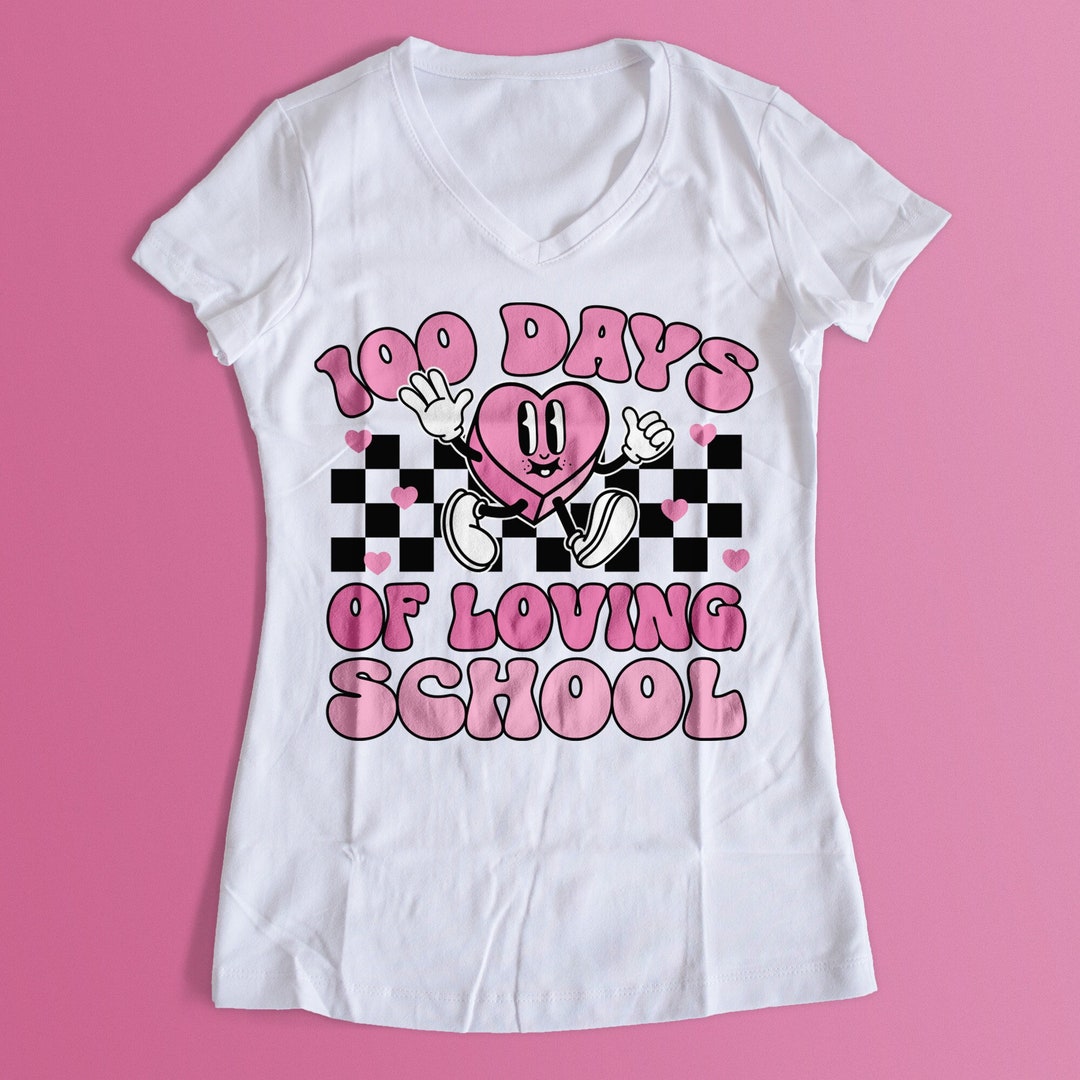 100 Days of Loving School SVG | 100 Days of School | PNG Dtf Eps ...