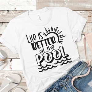 Life is Better at the Pool Pool Life Svg Cricut Cut File DXF Eps PNG ...