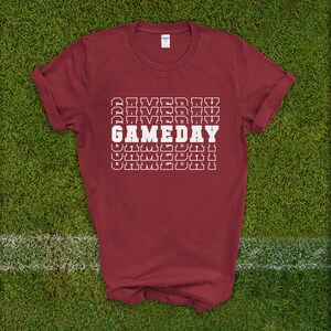 Game Day Stacked SVG Font | OTF Installable Font | Dtf Eps Png | School ...