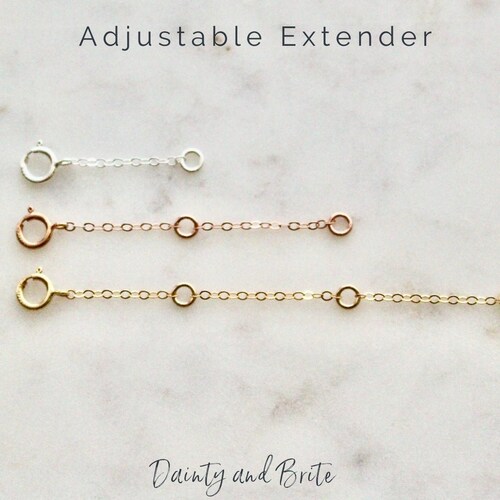 2 Inch 14k Gold Filled OR Sterling Silver Extender Chain | Etsy