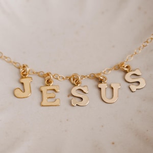 Jesus Necklace in 14k Gold Filled, Christian Jewelry, Christian ...