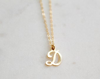 Letter d necklace | Etsy