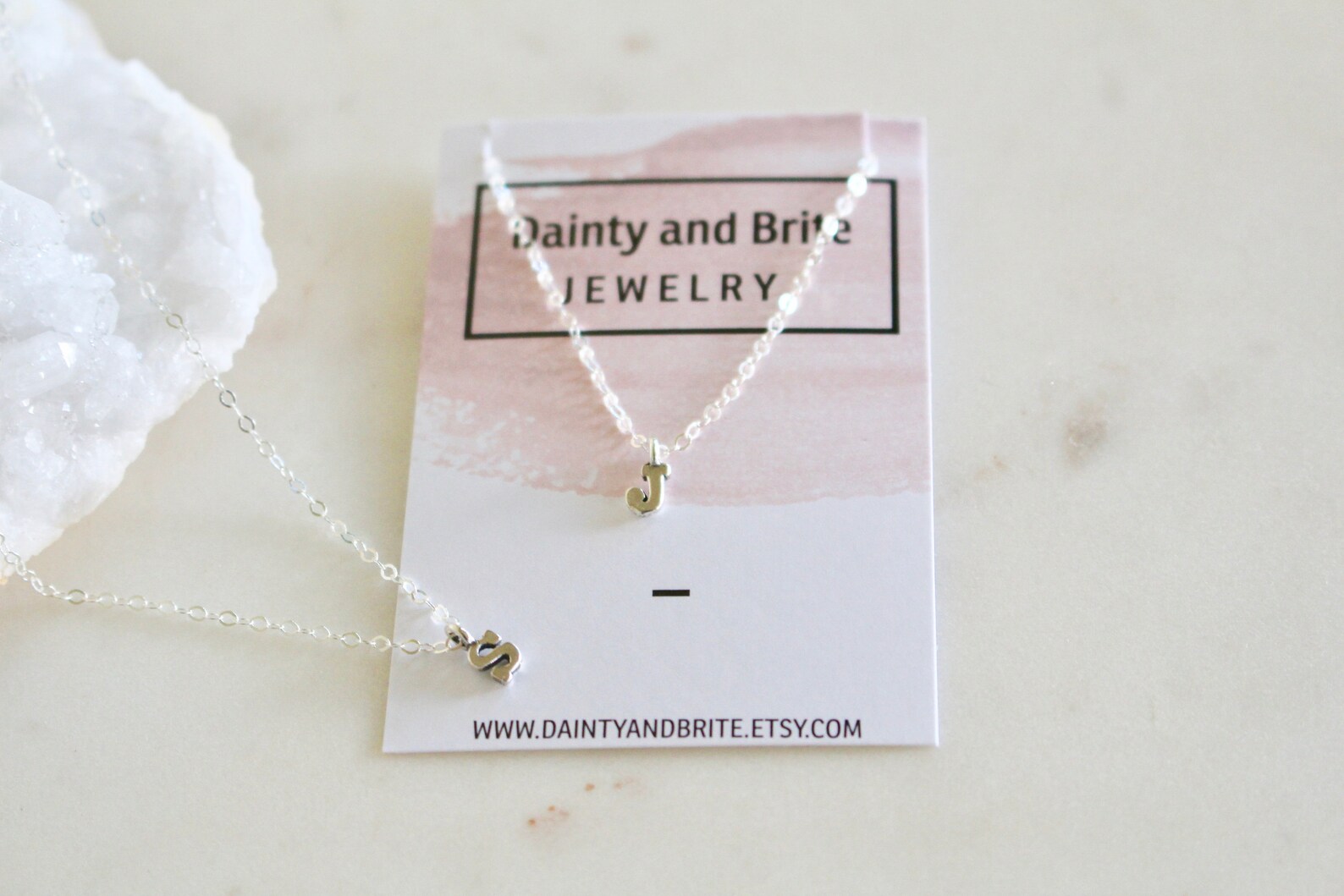 Initial Necklace Block Letter Necklace Tiny Letter Necklace - Etsy