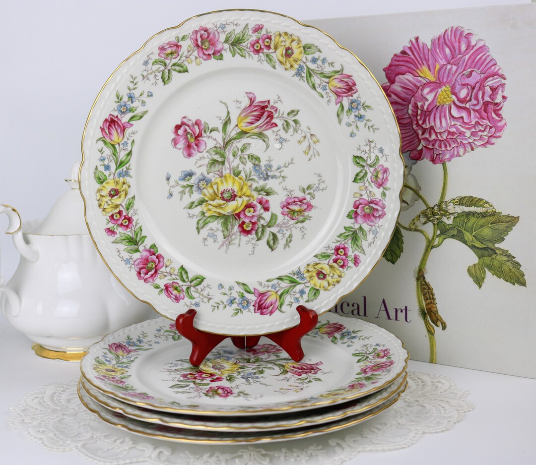 Set of 4 Royal Jackson Mayfair 10.5 Inch Dinner Plate, English ...