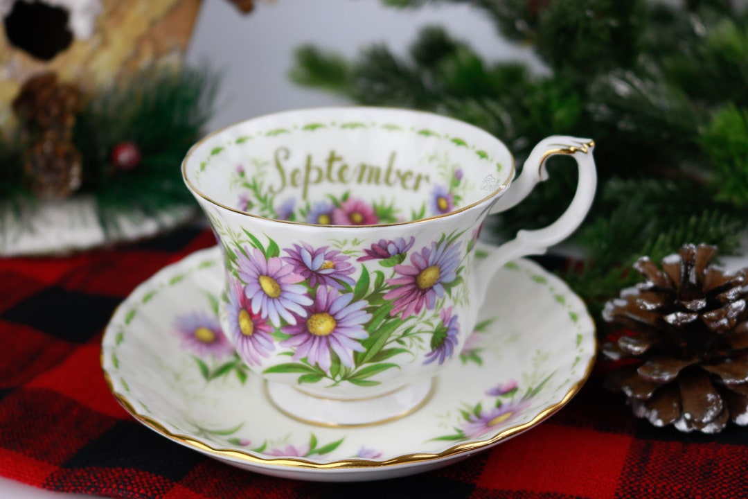 Royal Albert Flower of the Month September Teacup and Saucer, English ...