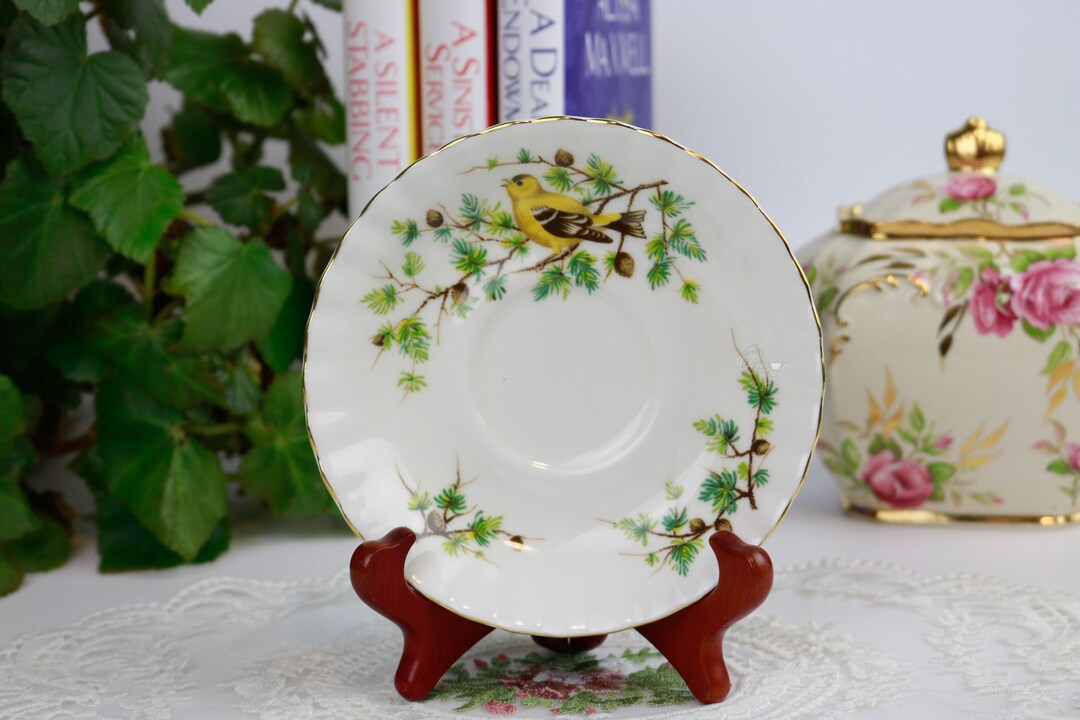 Royal Albert Woodland Series American Goldfinch Replacement Saucer ...