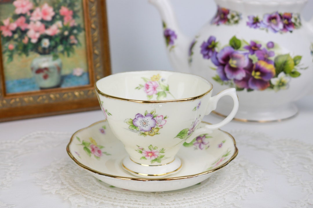 Royal Albert 100 Years Collection 1920s Spring Meadow Teacup and Saucer ...