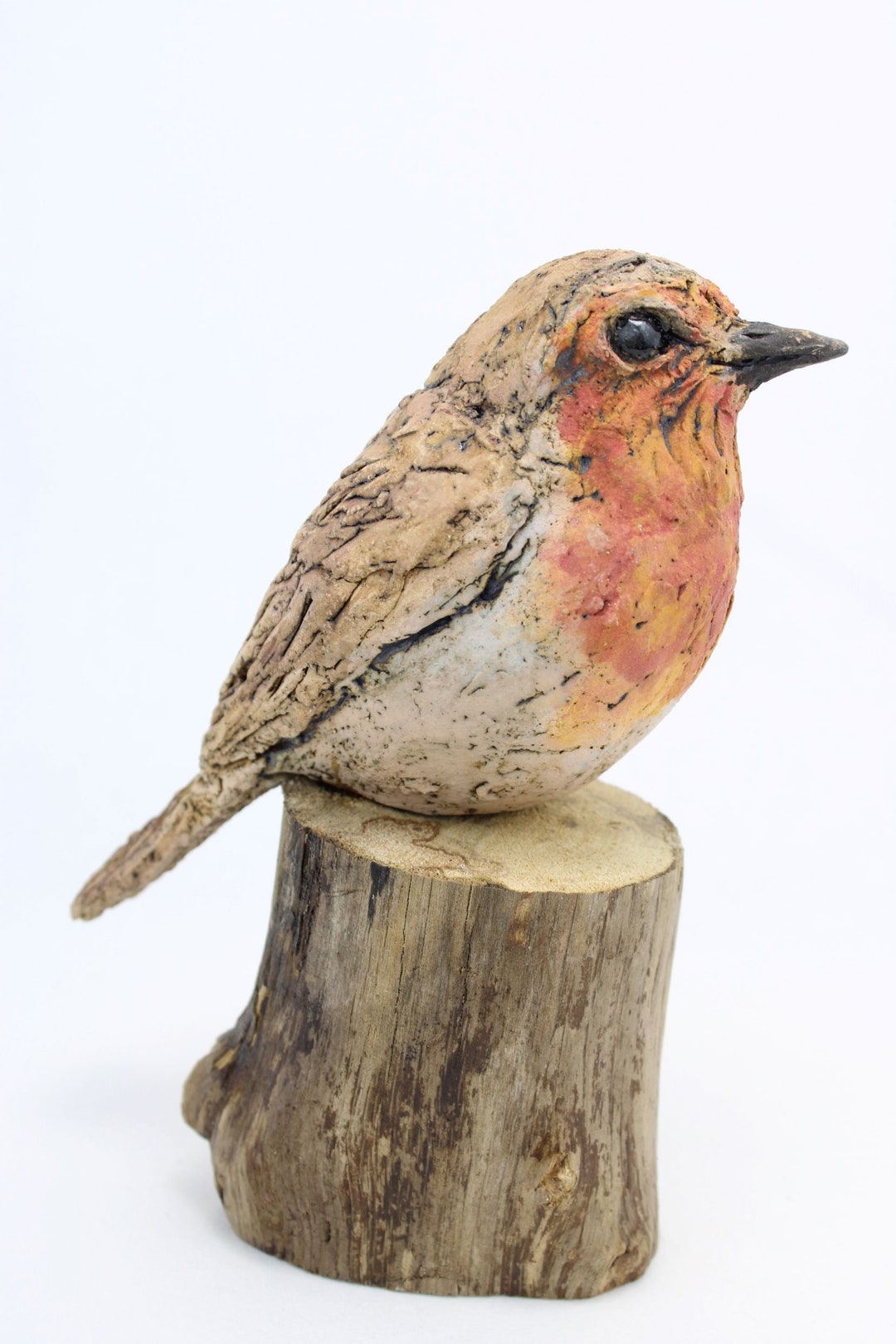 Little Christmas Robin Sculpture in Ceramic the Perfect Present for ...