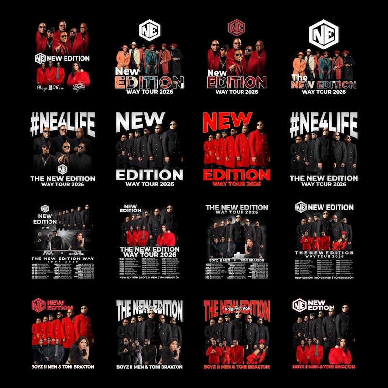New Edition Tshirts 2026 Tour - Etsy