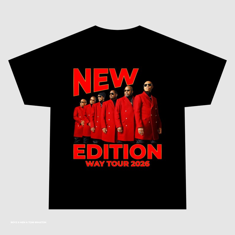 The New Edition Way Tour 2026 PNG Design Bundle, Ready to Print ...