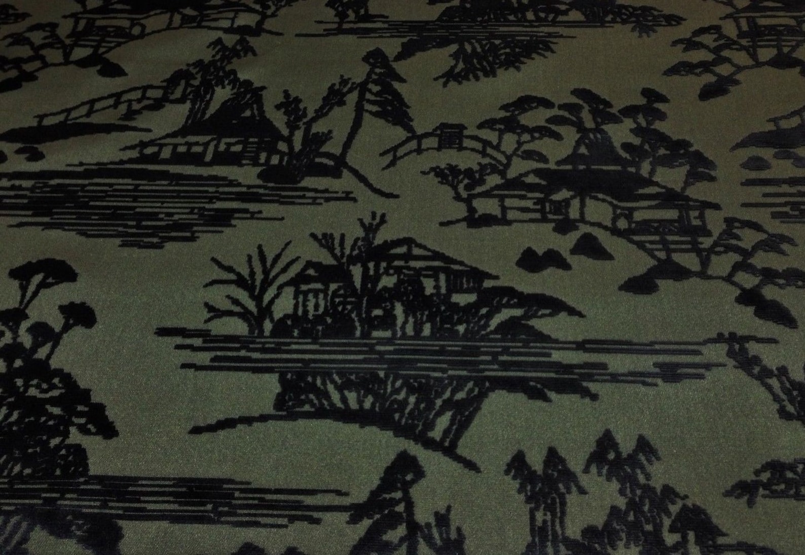 Donghia Toyo Ink sansui Chinoiserie Asian Village - Etsy