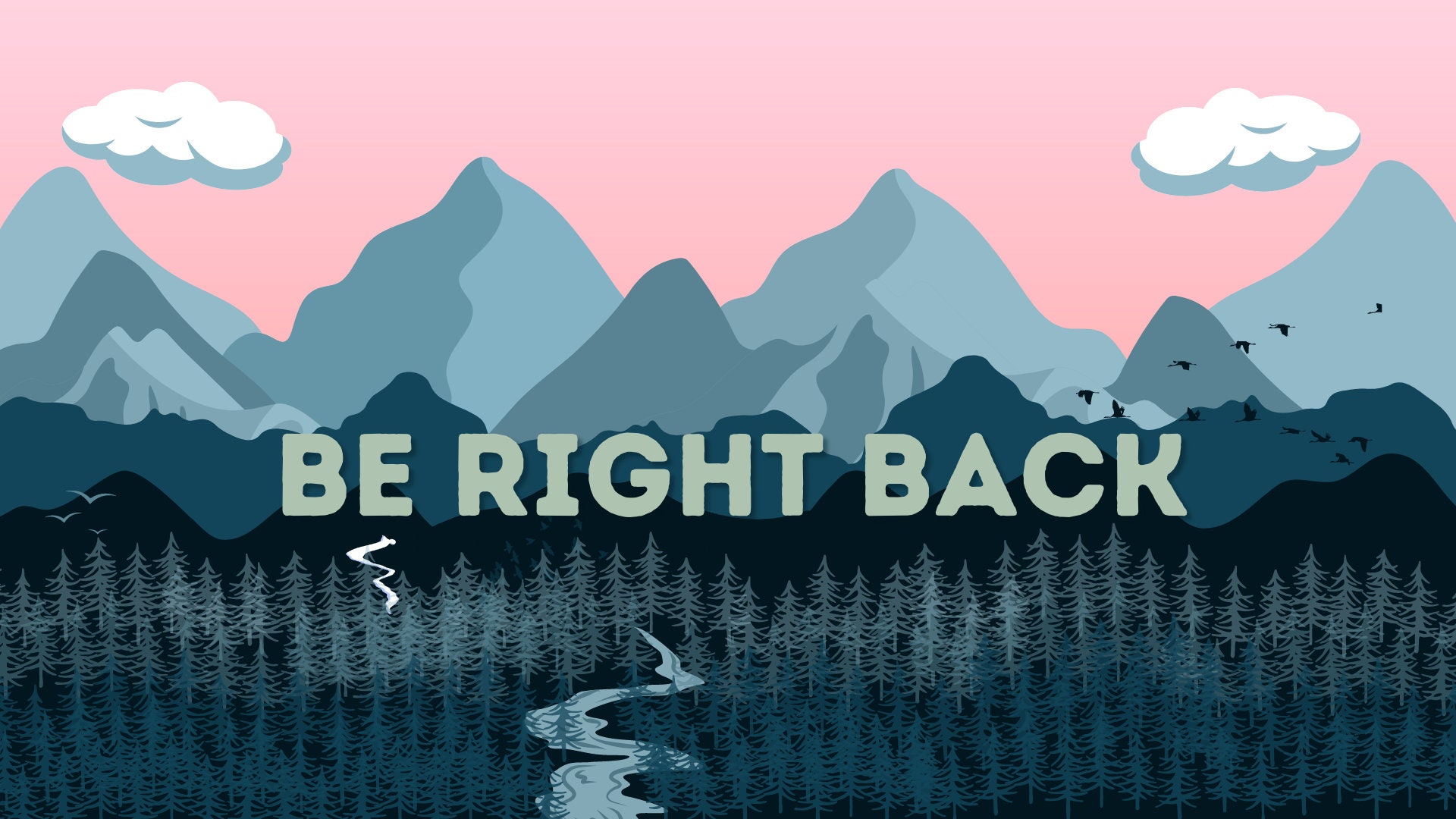 Animated Mountain Range Twitch Stream Branding Kit Bundle - Ready to ...