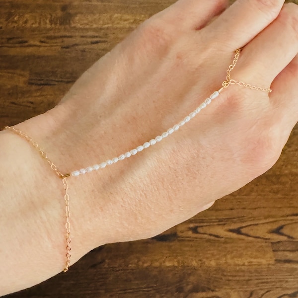 Silver Hand Chain - Etsy