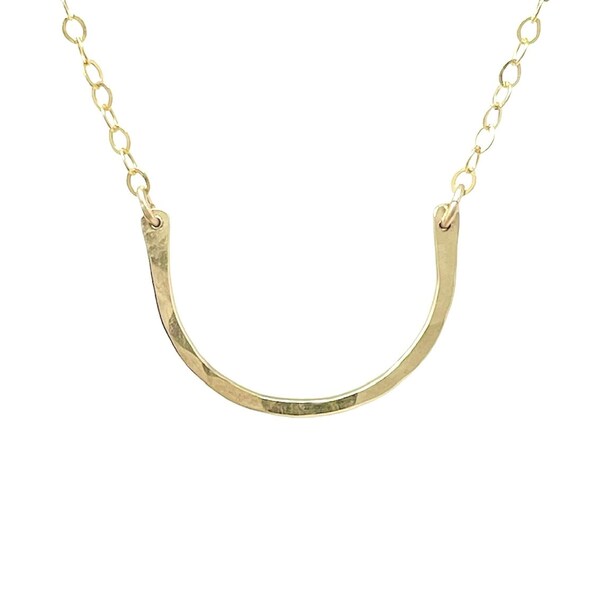 Half Circle Necklace - Etsy
