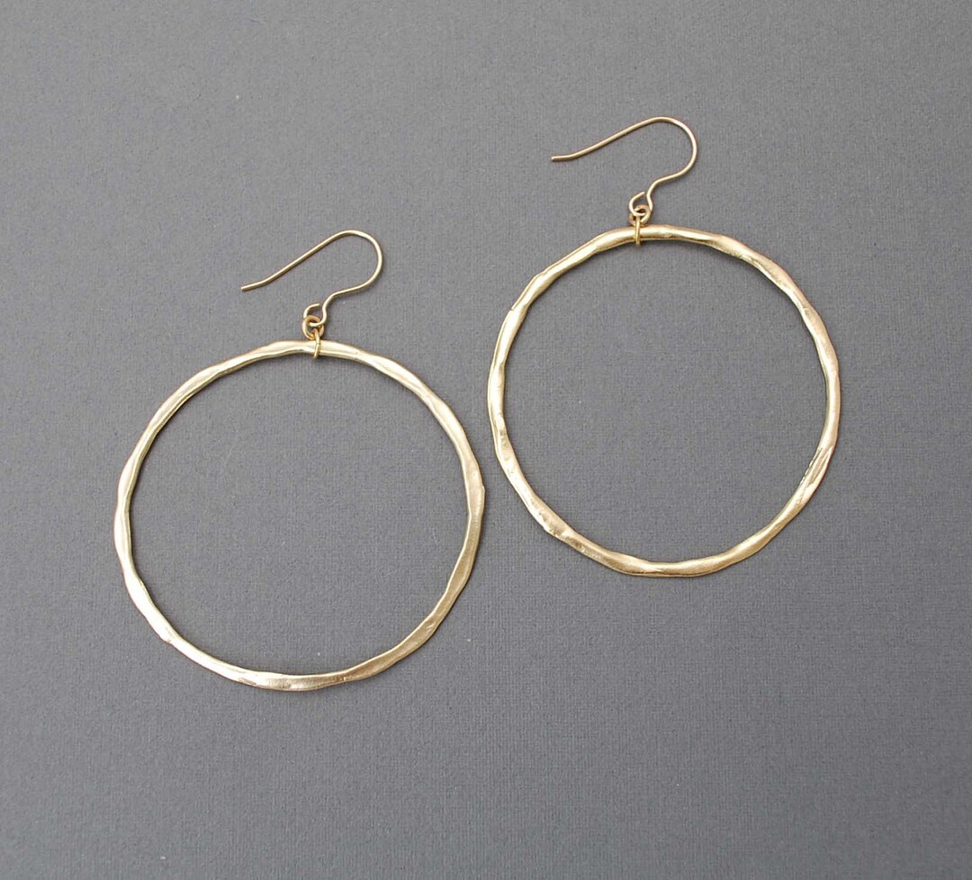 Classic Gold Hoop Earrings - Etsy