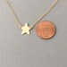 Gold Fill Star Necklace Also in Sterling Silver - Etsy