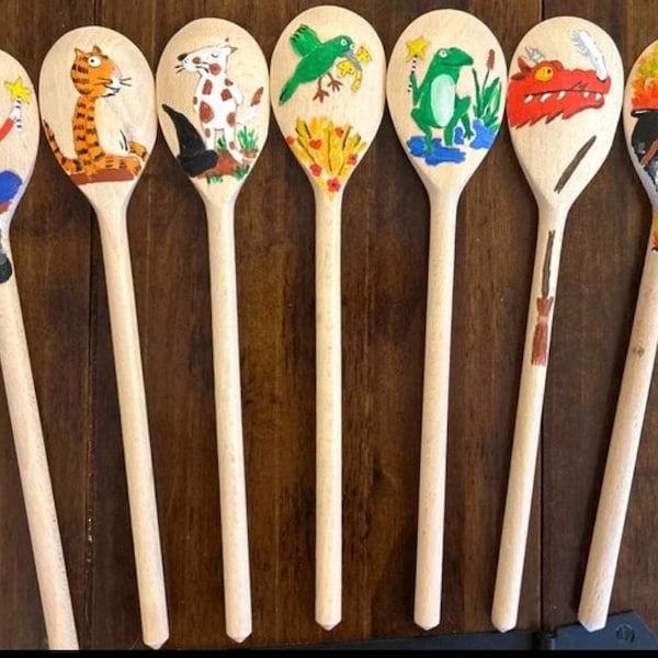 Wooden Spoon Characters - Etsy UK