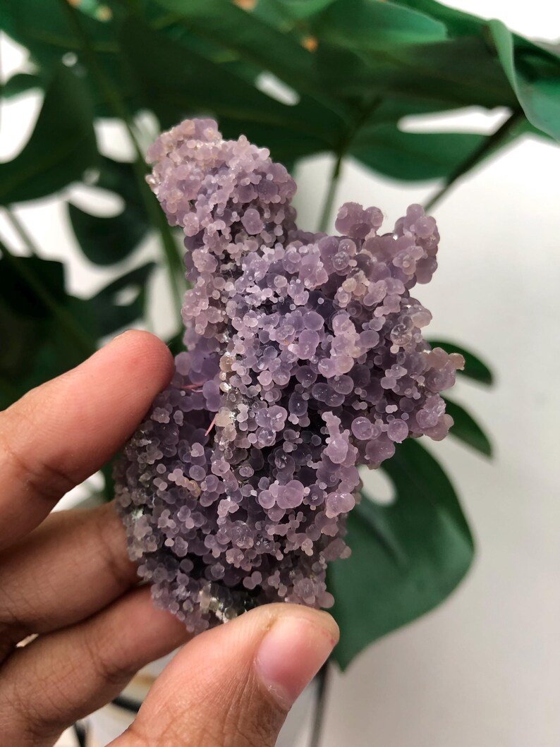 Grape Agate Cluster Specimen – Purple Chalcedony Stone - Etsy
