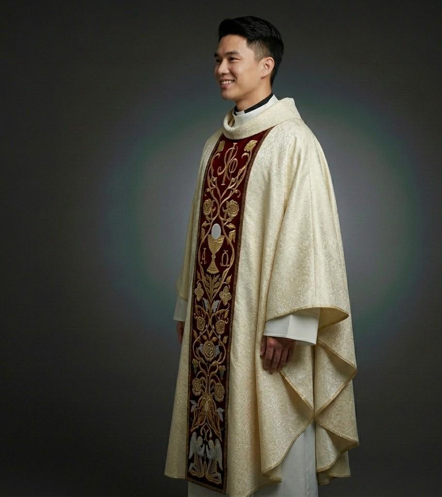 Roman Chasuble Catholic With Embroidery , Custom Chasuble - Etsy