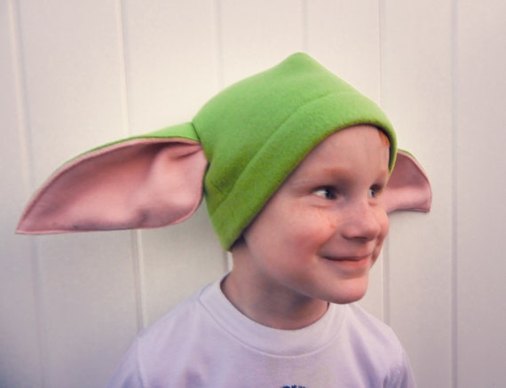 Green With Pink Baby Alien Hat Baby Ears Hat fleece the - Etsy