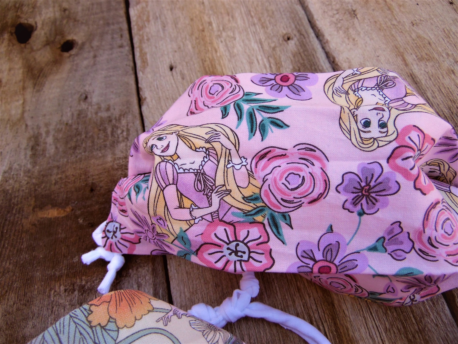 Floral Disney Princess Cloth Face Covering Washable Face Mask - Etsy
