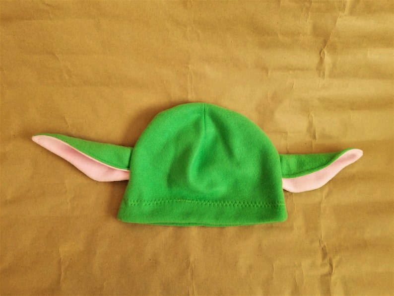Green With Pink Baby Alien Hat Baby Ears Hat fleece the - Etsy