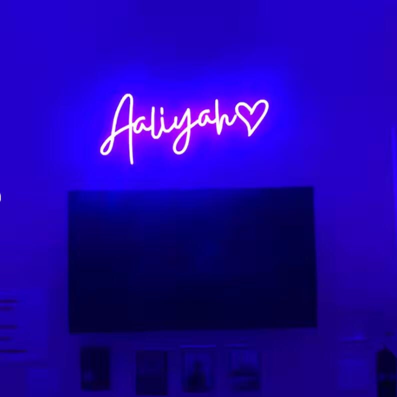 Led Name Sign Custom Gift for Kid, Custom Name Sign Graduation Gift ...