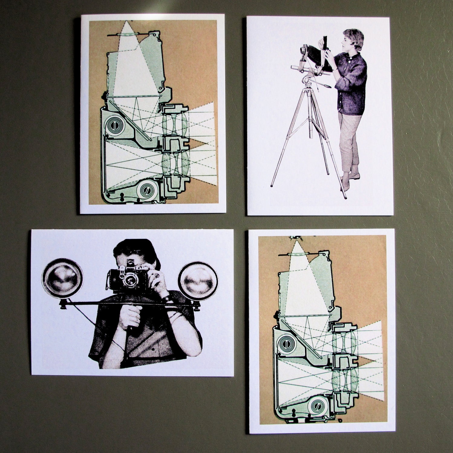 Old School Photography Set of 4 Blank Cards Made in Iowa Greeting Cards ...