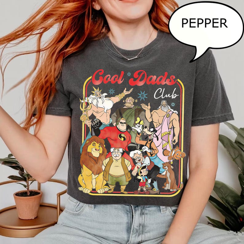 Retro Disney Cool Dad & Cool Mom Clubs PNG, Funny Family Matching ...