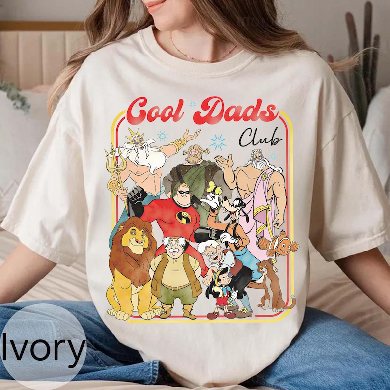Retro Disney Cool Dad & Cool Mom Clubs PNG, Funny Family Matching ...