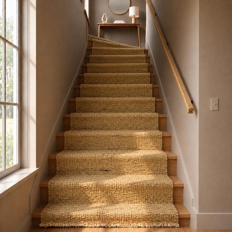 Long Moroccan Stair Runner Rug - Handwoven Wool Kilim, Custom Size - Etsy