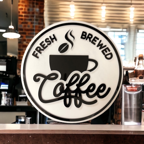 Fresh Coffee Sign - Etsy