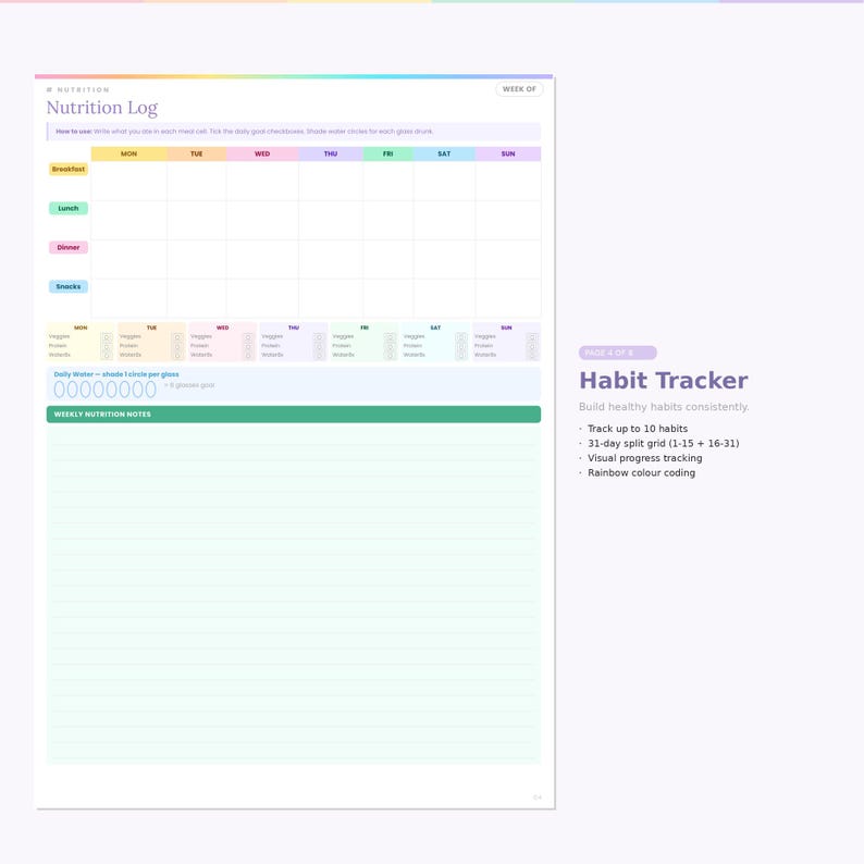 Digital Fitness Planner | Kawaii Labubu Workout & Wellness Tracker ...
