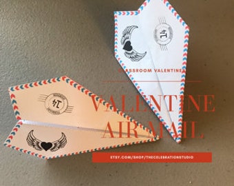 Airplane Valentine - Etsy