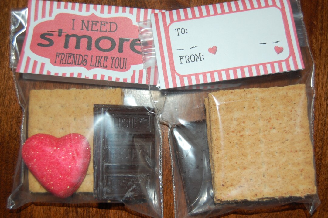 Instant Download Printable i Need Smore Friends Like You Kids Valentine ...