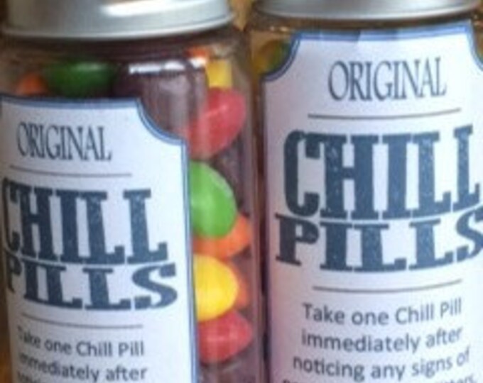 Cheerleading Dance Chill Pill Treat Label - Etsy