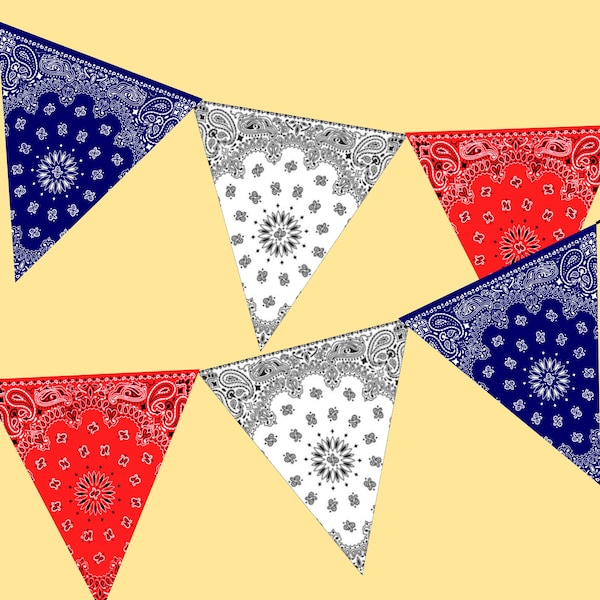 Bandana Banner - Etsy