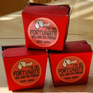 Printable Instant Download Fortune Cookie Kids Valentine Tag - Etsy